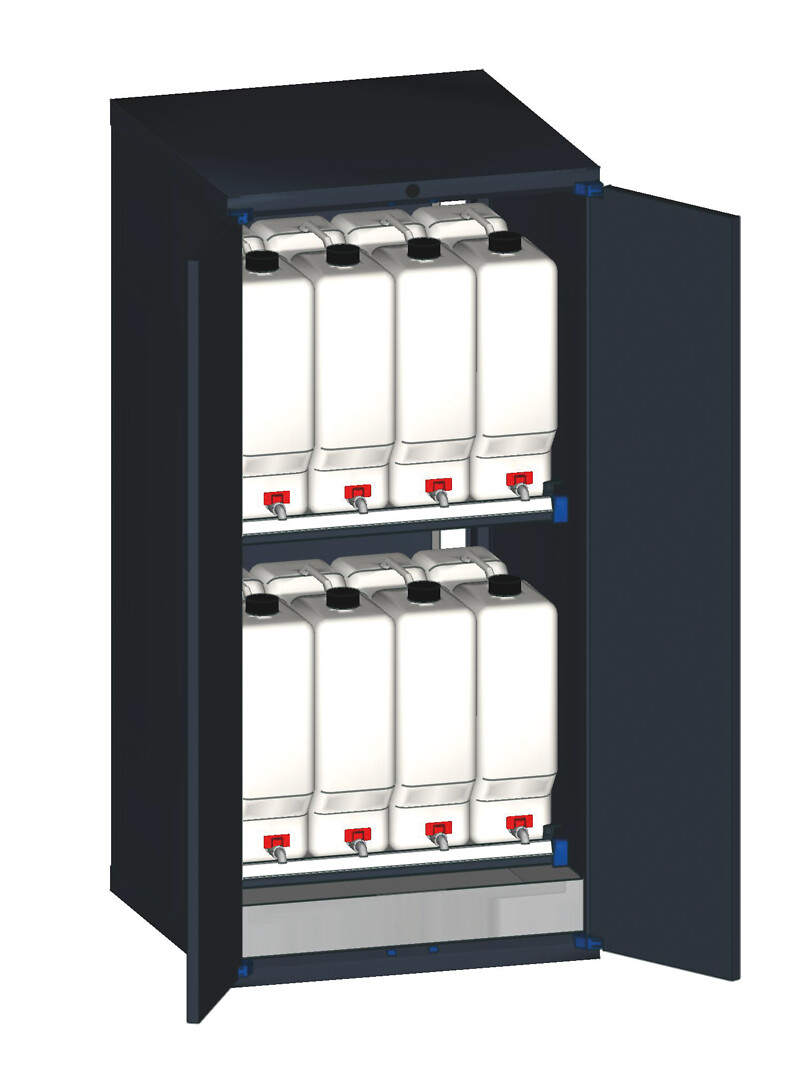 Etra Oy - Dosing cabinet with 8 canisters